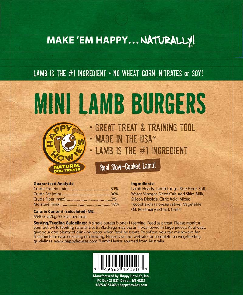 Happy Howies Doggie Beef Burgers For Dogs | WhiteDogBone.com – White ...