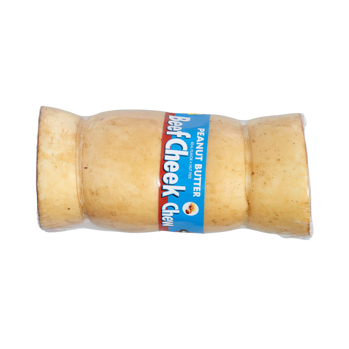 Lennox Peanut Butter Flavored Beef Cheek Roll Dog Chew, 5-6" – White ...