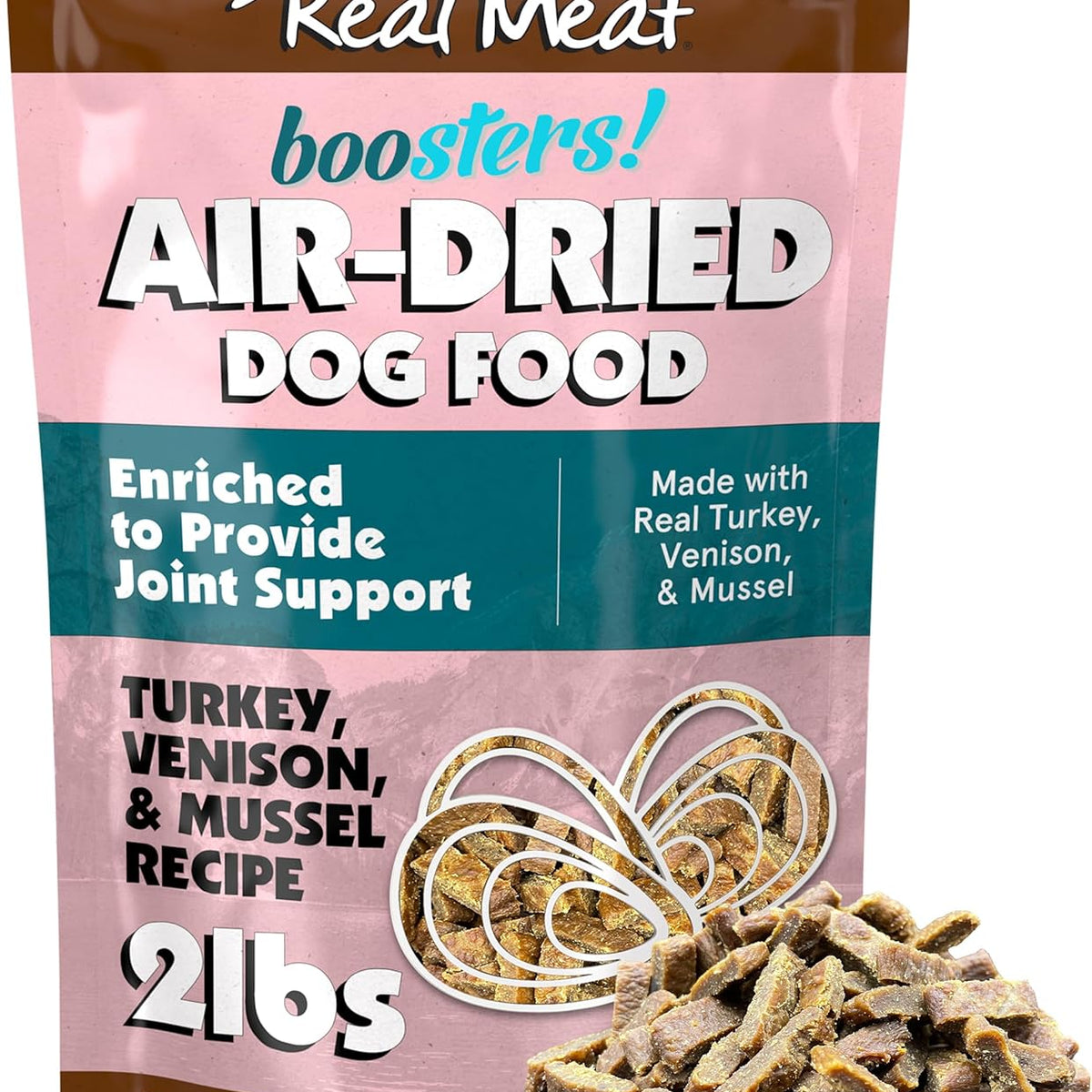 The Real Meat Company Turkey & Venison with Mussels Dehydrated Dog Foo ...