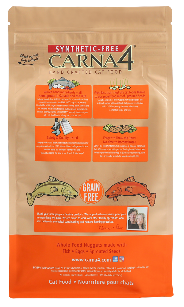 Carna4 All Life Stages Fish Formula Dry Cat Food