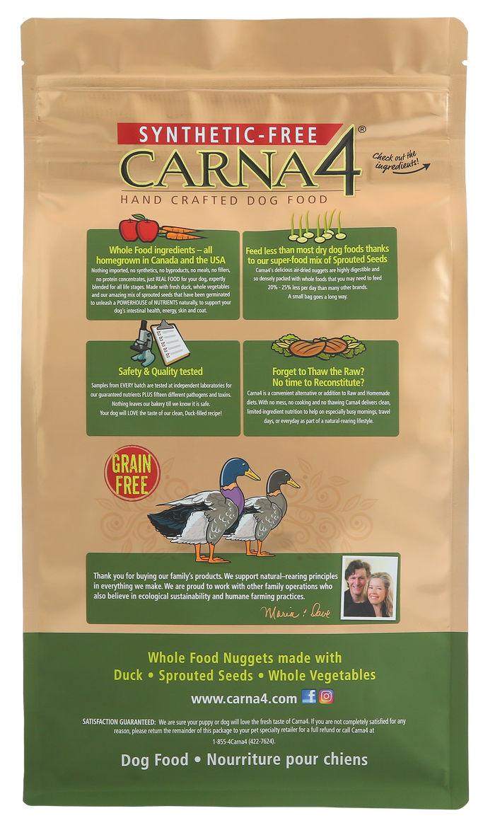 Carna4 All Life Stages Duck Formula Dry Dog Food