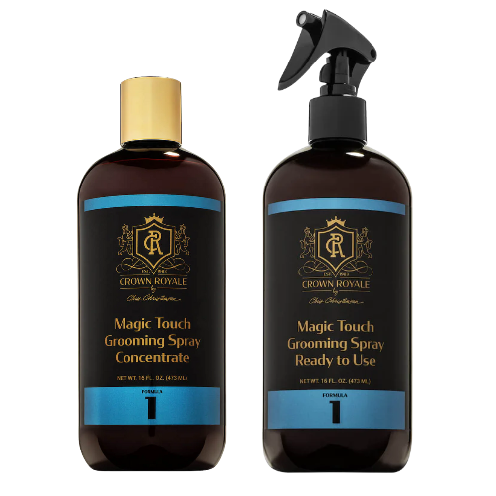 Crown Royale Magic Touch Grooming Spray For Dogs, Formula 1 – White Dog ...