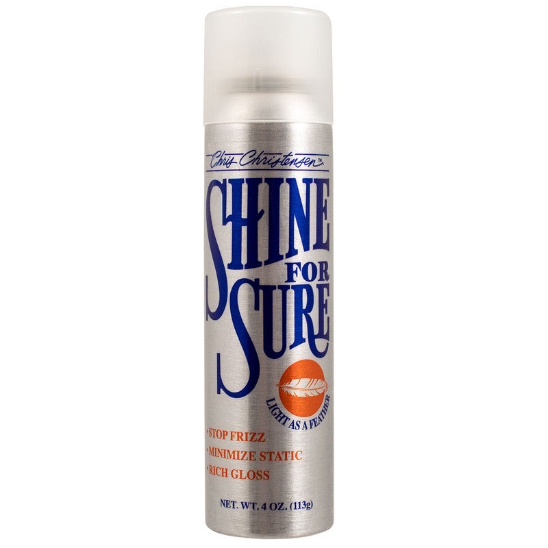Chris Christensen Shine For Sure Coat Spray for Dogs, 10oz – White Dog Bone