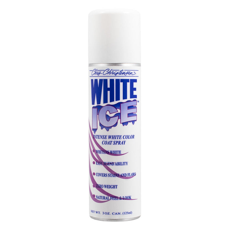 Chris Christensen White Ice Intense White Coat Spray For Dogs, 3oz ...